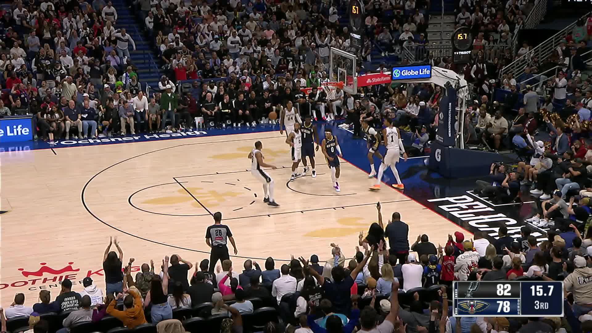 New Orleans Pelicans vs. San Antonio Spurs - October 24, 2025 | Live ...