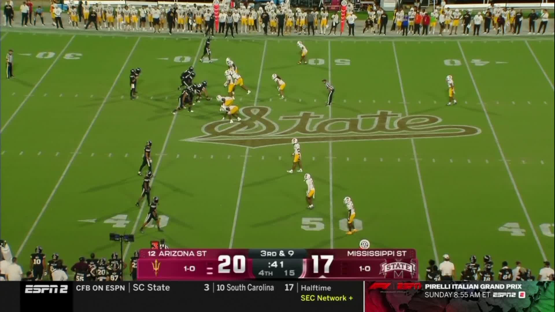 Mississippi State vs. Arizona State - September 06, 2025 | Live Scores ...