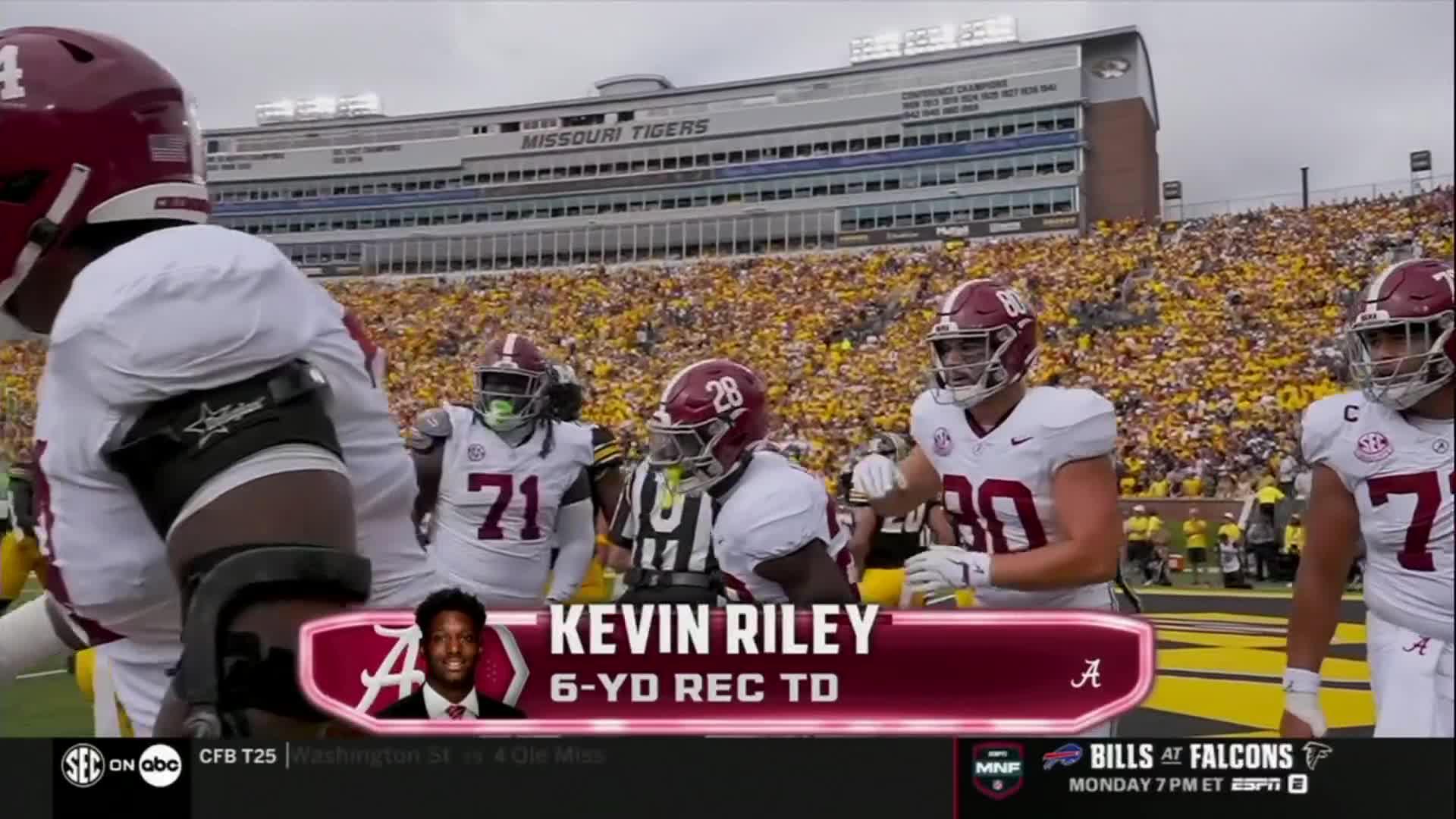 Missouri vs. Alabama - October 11, 2025 | Live Scores, Updates, Odds ...