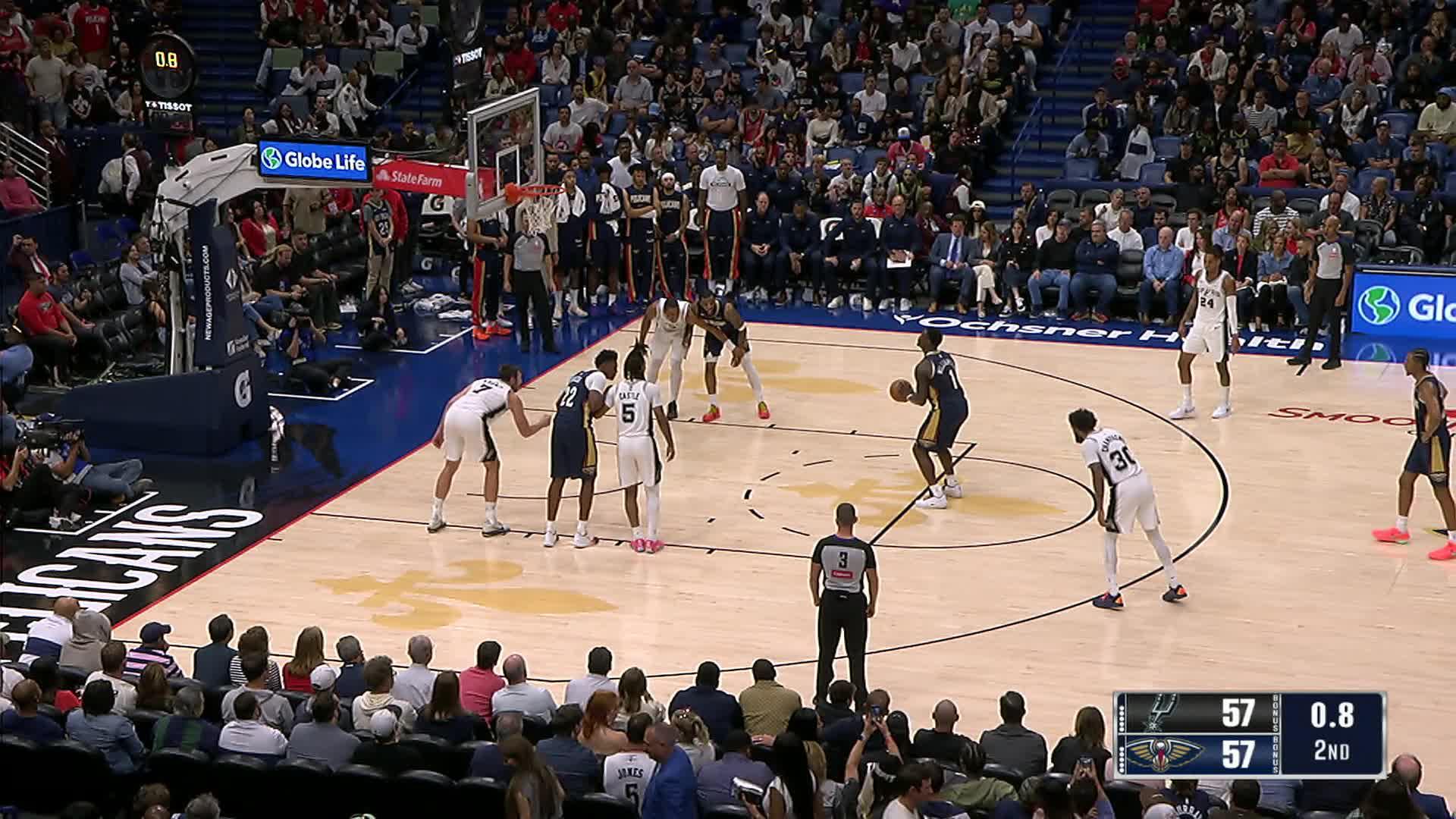 New Orleans Pelicans vs. San Antonio Spurs - October 24, 2025 | Live ...