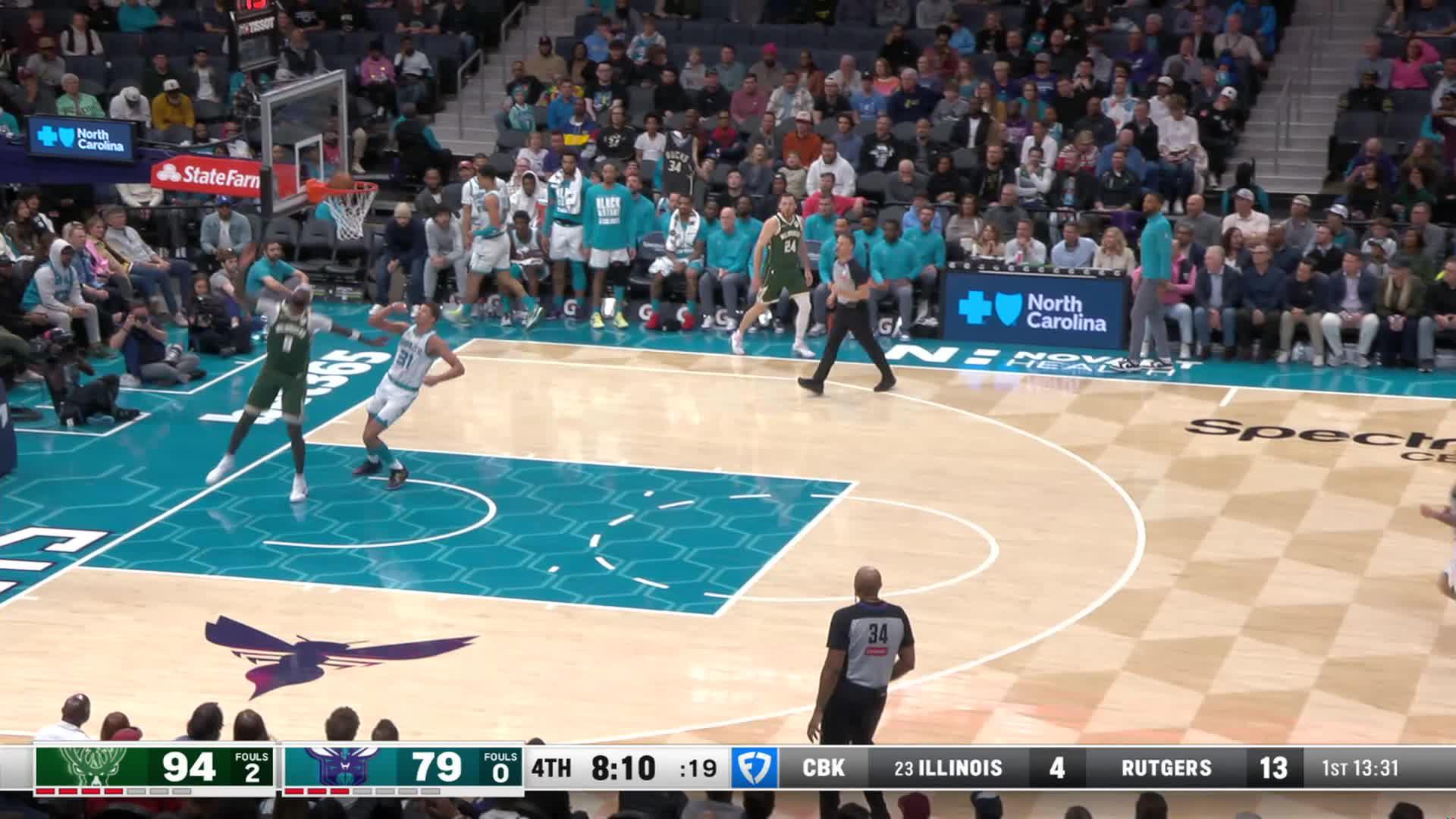 Charlotte Hornets vs. Milwaukee Bucks - February 05, 2025 | Live Scores ...