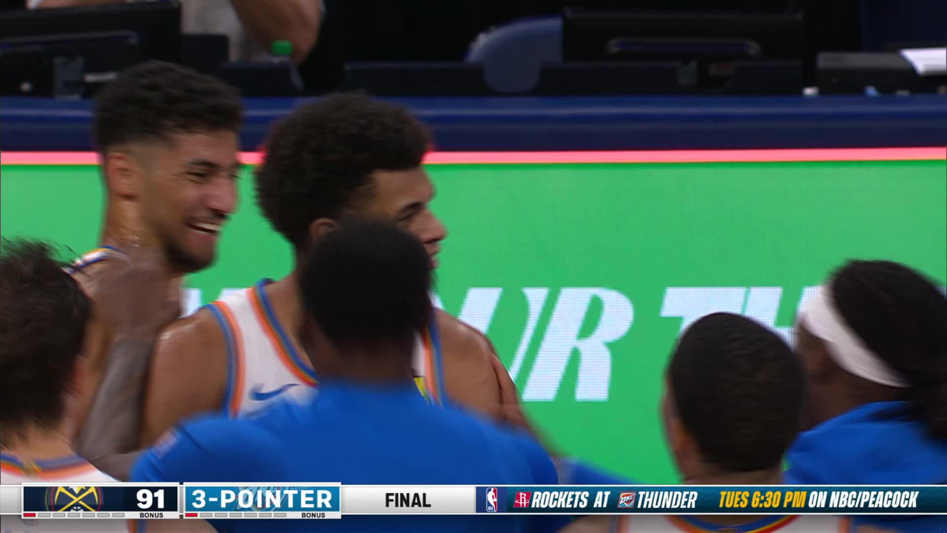 Oklahoma City Thunder vs. Denver Nuggets - October 17, 2025 | Live ...