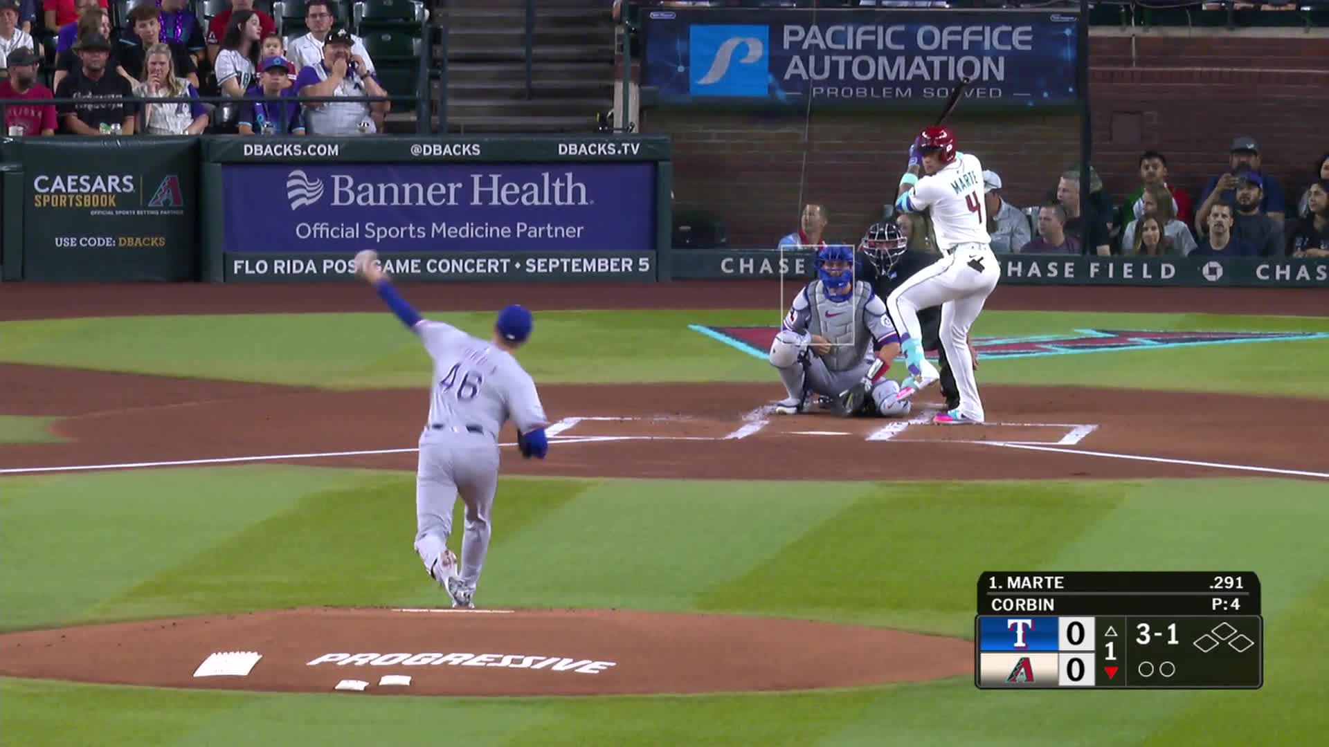 Arizona Diamondbacks vs. Texas Rangers - September 01, 2025 | Live ...